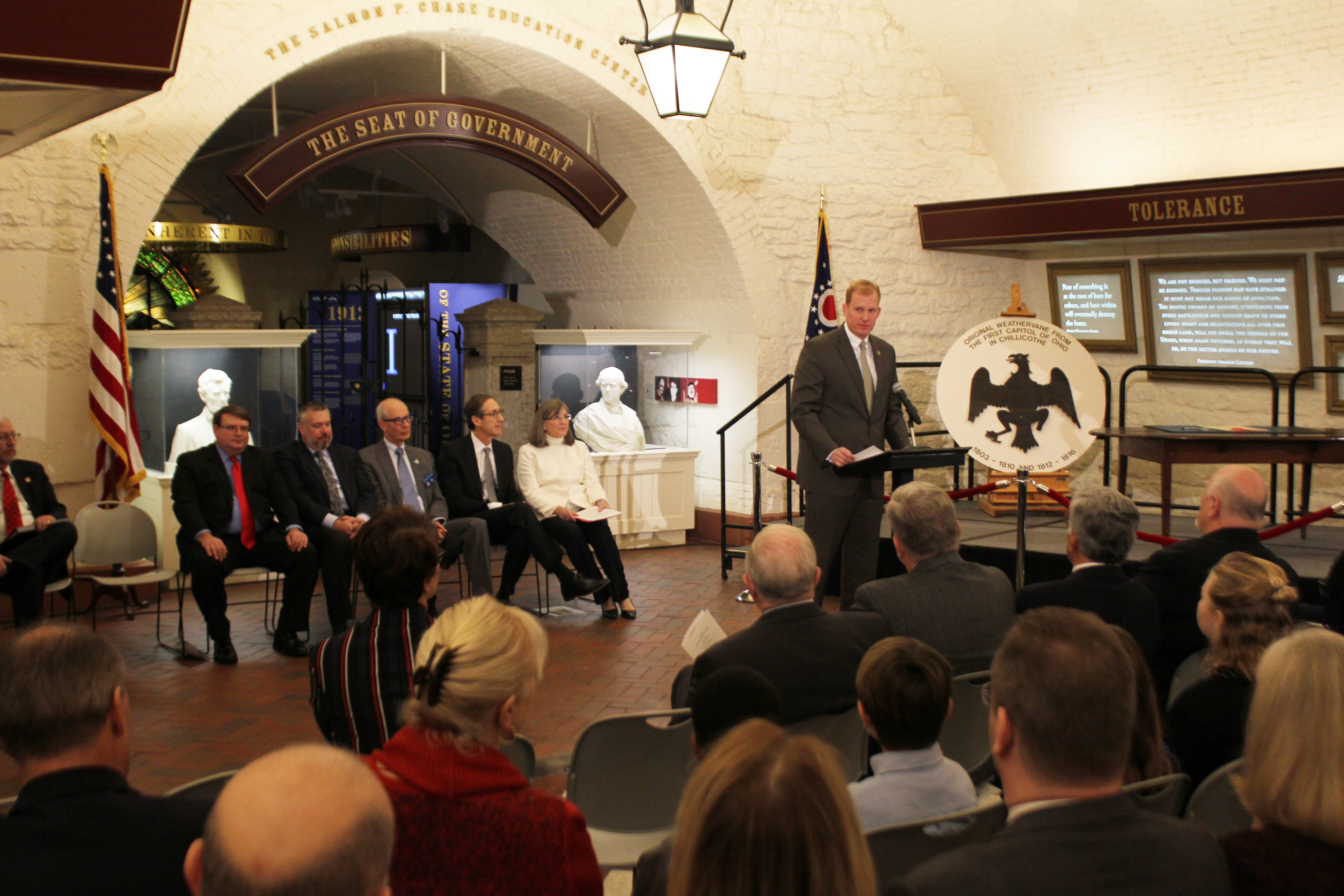 Unveiling Of The Ohio Constitution Exhibit | Ohio Statehouse