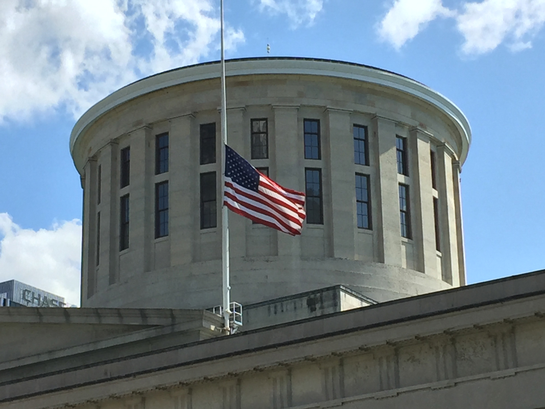 Statehouse Flags Half-staff | Ohio Statehouse